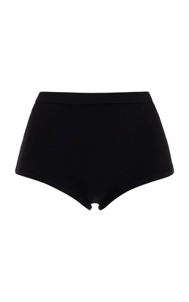 Aris Knit Short in Black Merino Wool – Gabriela Hearst