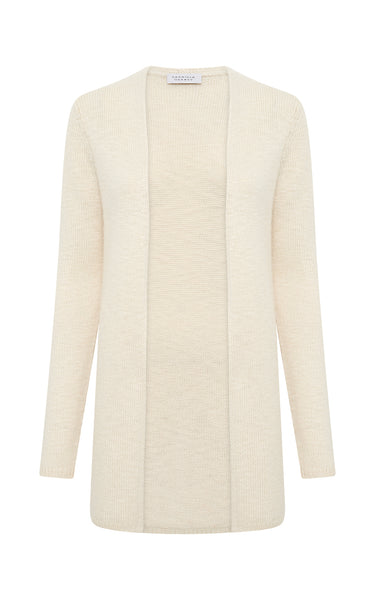 Jani Knit Cardigan in Ivory Cashmere – Gabriela Hearst